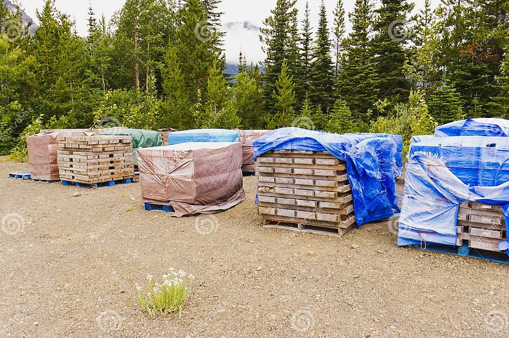 Mine Diamond Drill Core Stacks Stock Image - Image of industrial ...