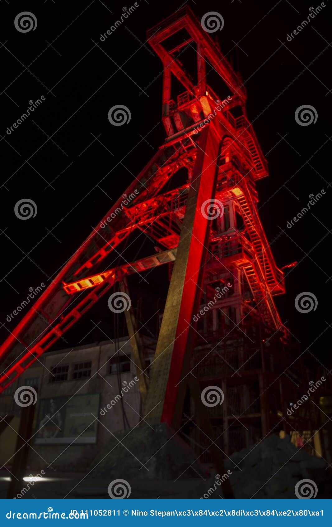 Mine elevator hatch1 stock image. Image of croatia, green - 111052811