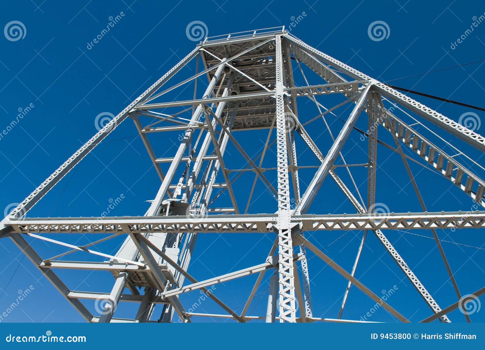 Mine hoist stock photo. Image of steel, mining, metal - 9453800