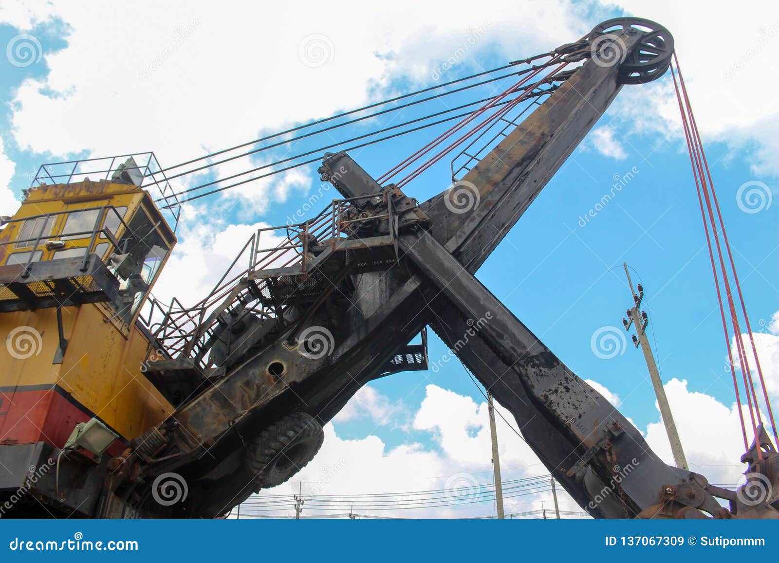 Mine Huge Coal Mining Drill Machine in Thailand Stock Image - Image of ...