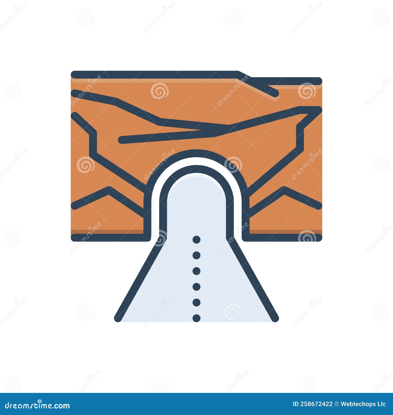 Color Illustration Icon for Mine, Colliery and Worker Stock Vector ...