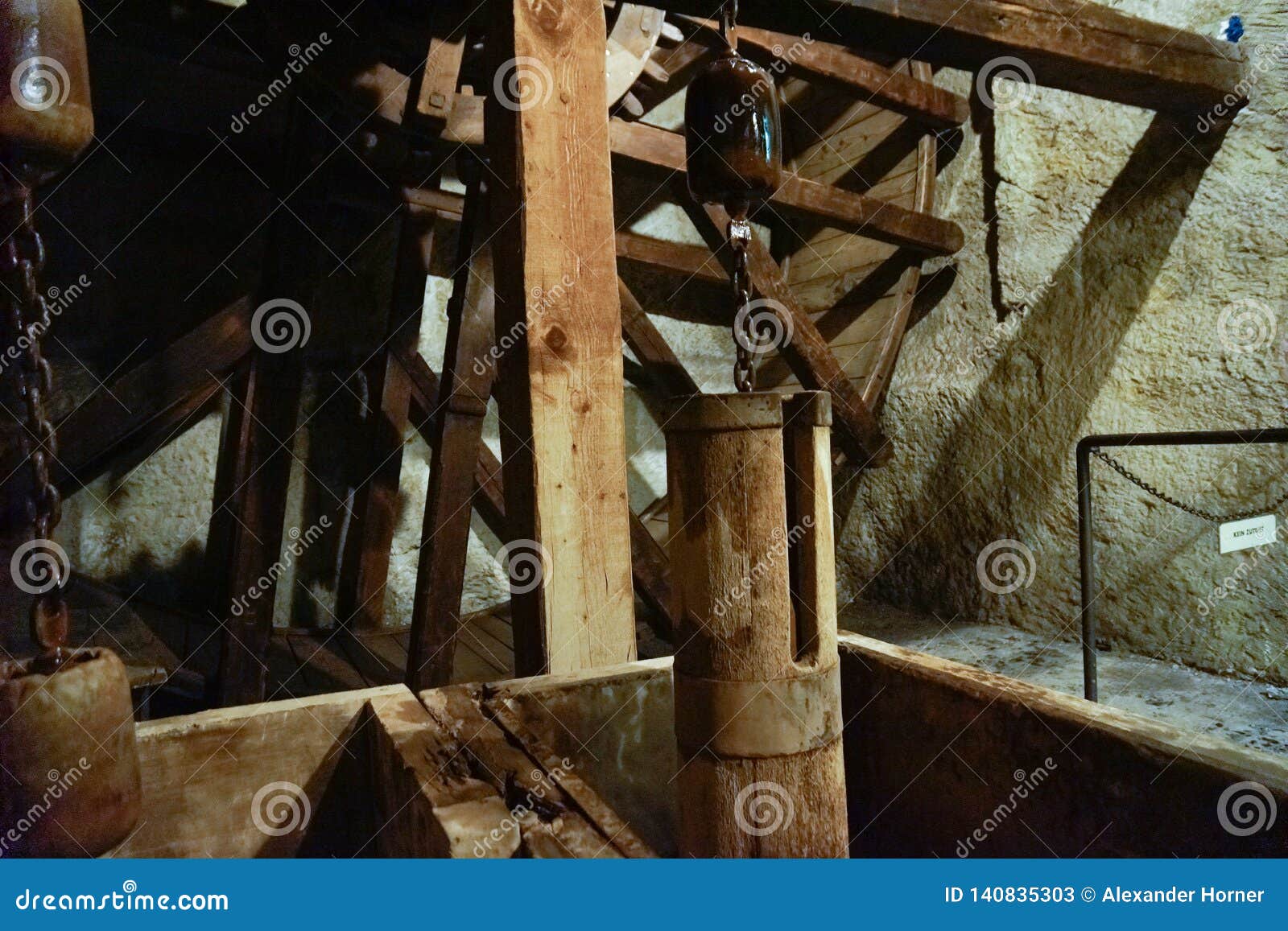 Mine Industry Ancient Industrial Machines Editorial Stock Photo - Image ...