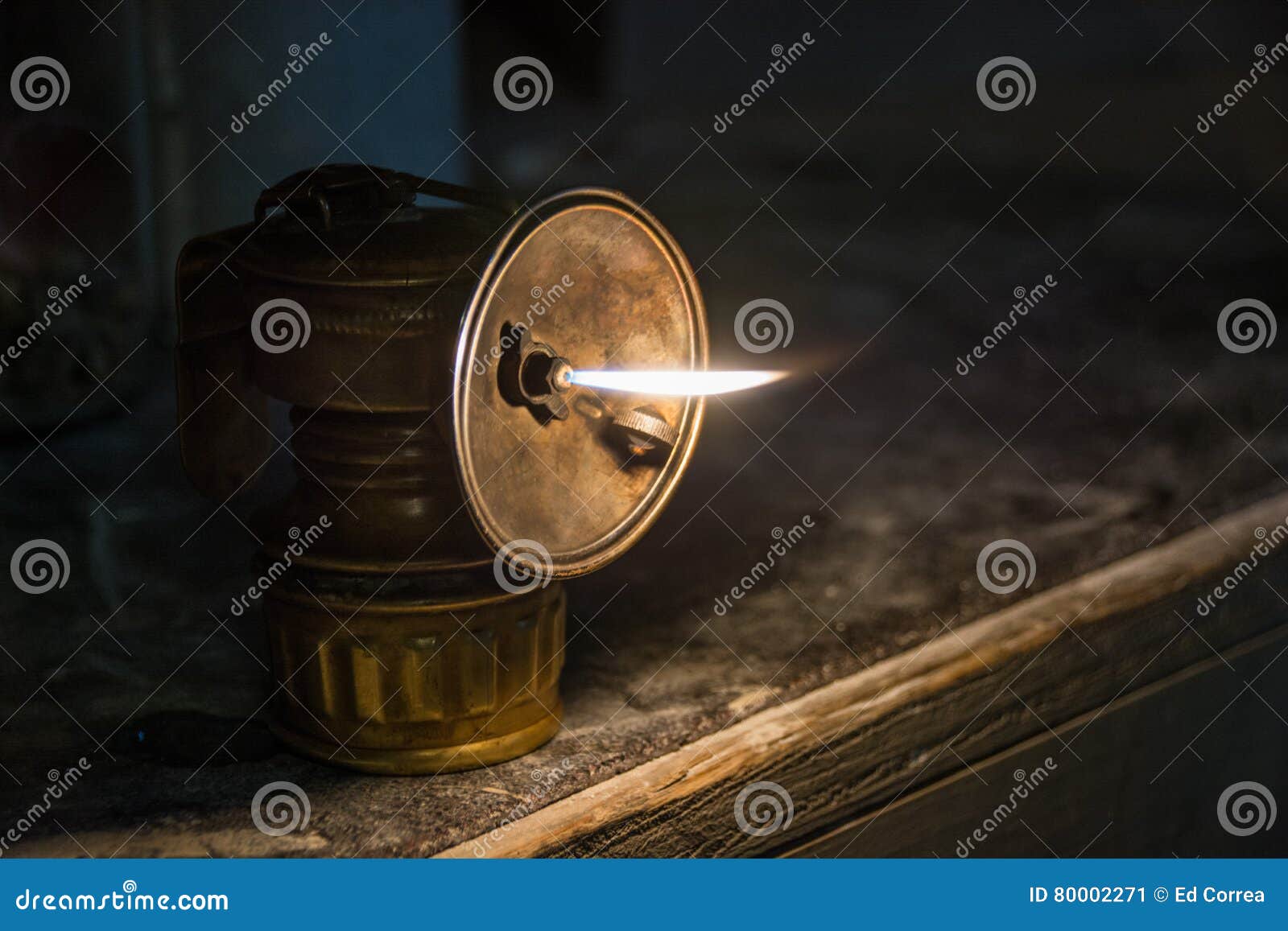 Mine Lamp stock image. Image of illuminates, dark, carbide - 80002271