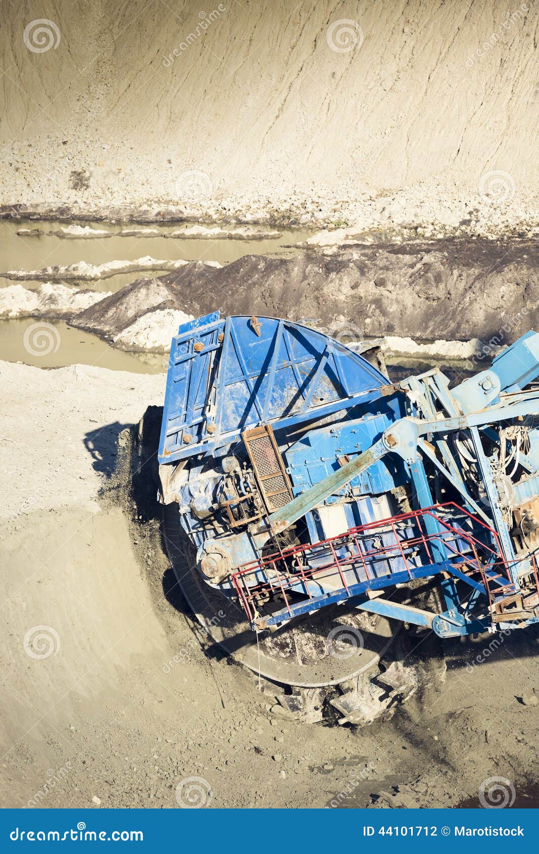 Mine machine stock photo. Image of equipment, geology - 44101712