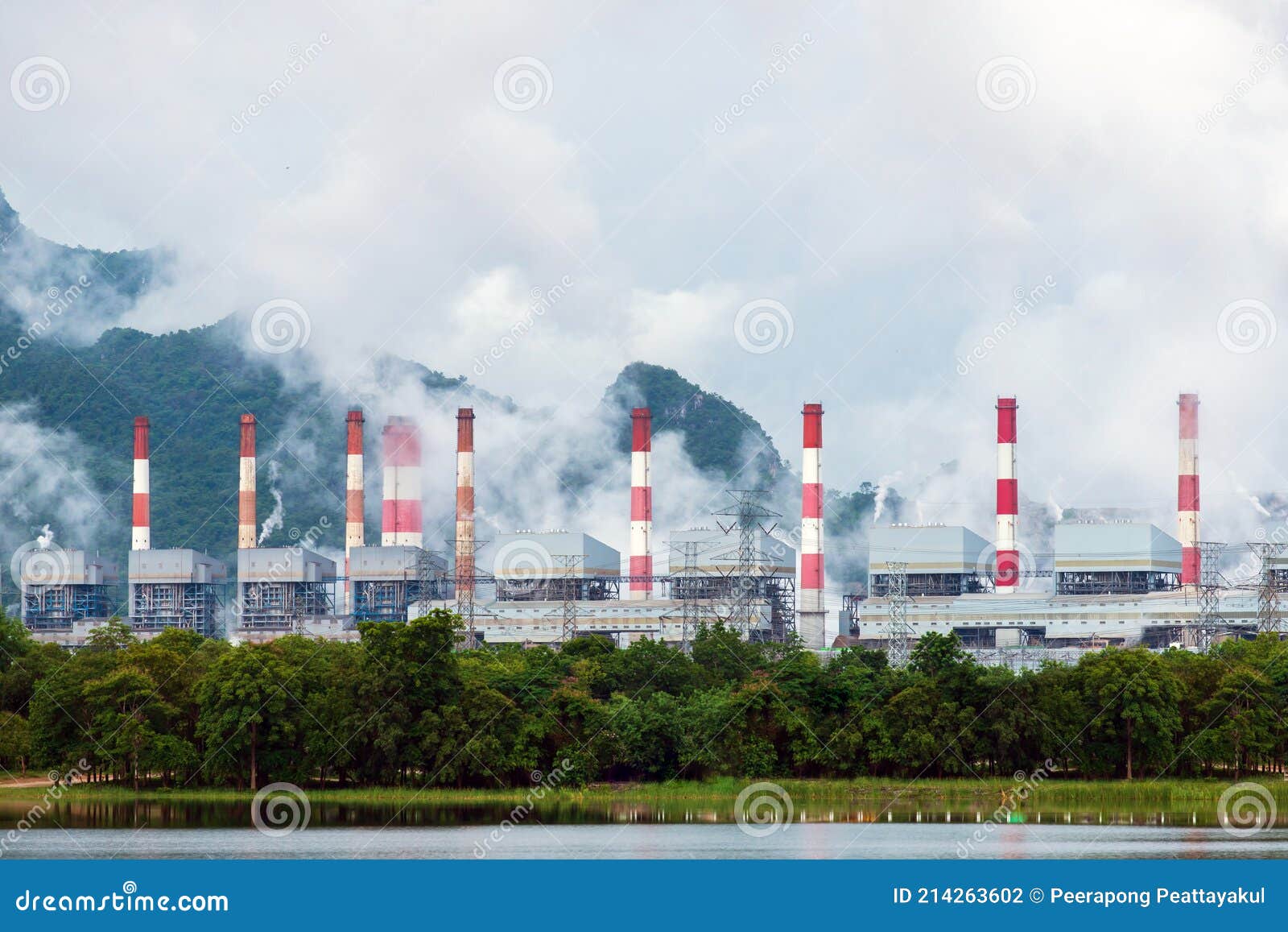 Mine Mae Moh Coal-fired Power Plant in Thailand Stock Photo - Image of ...