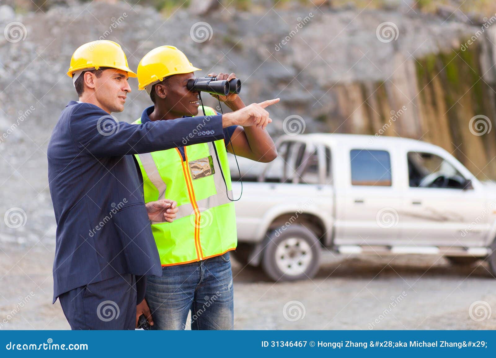 Mine manager foreman stock image. Image of industrial - 31346467