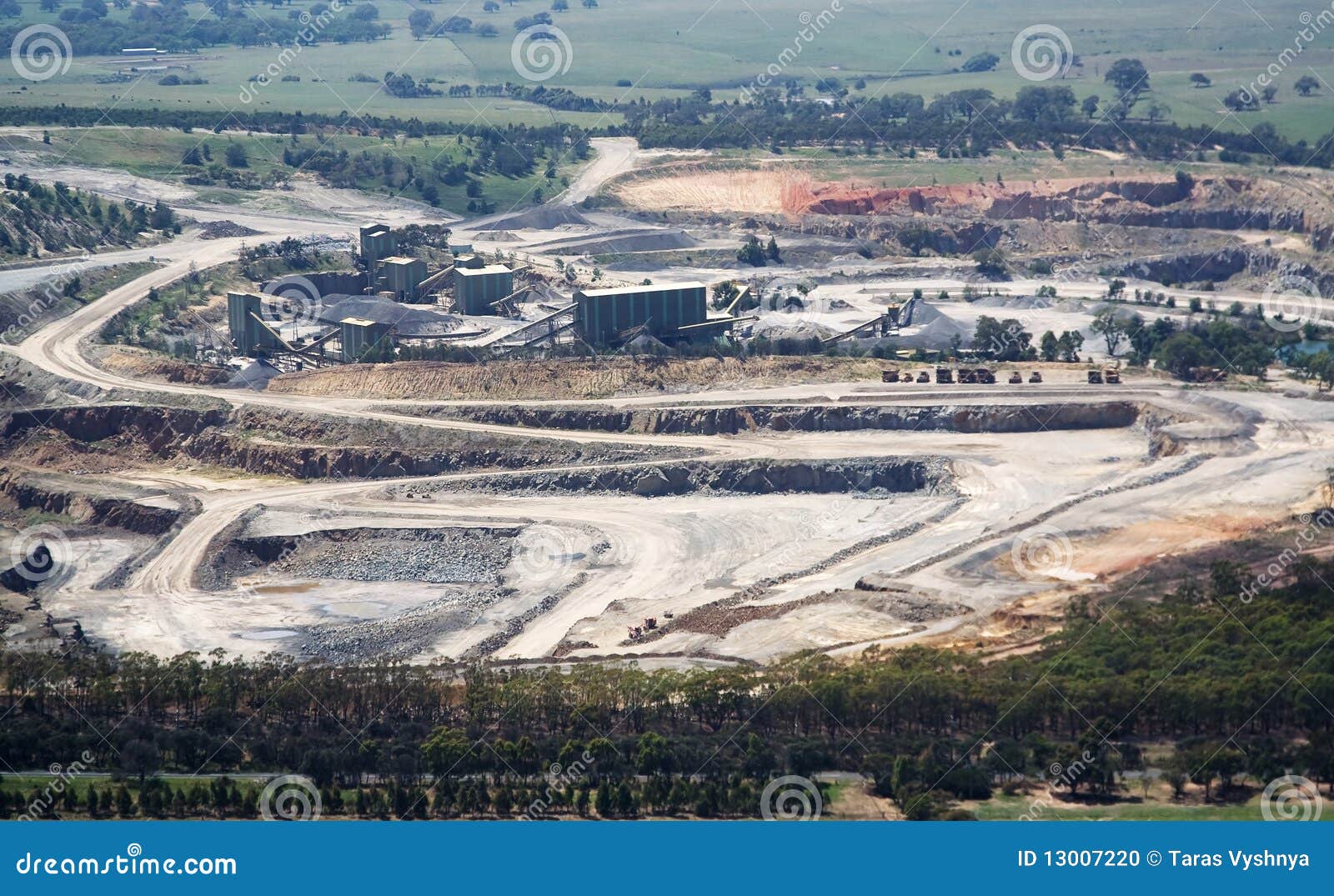 Mine open extraction stock photo. Image of stone, machinery - 13007220
