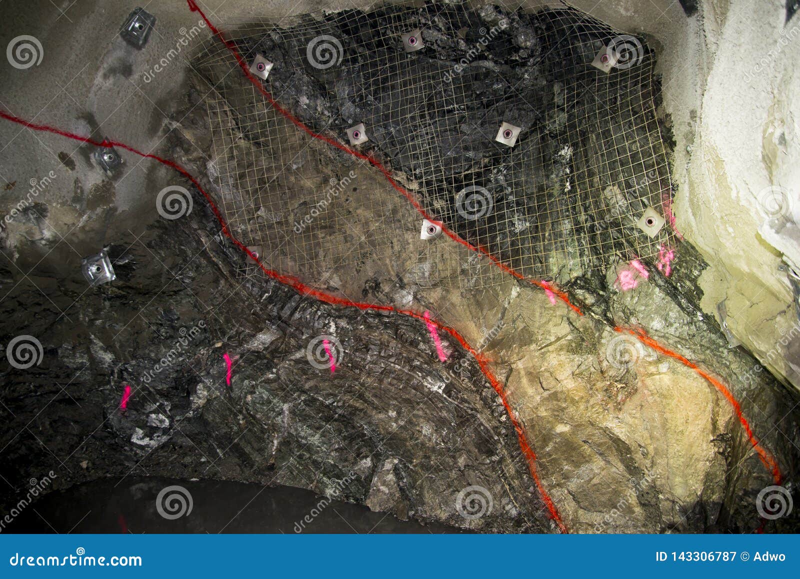 Mine Ore stock image. Image of backs, geology, pentlendite - 143306787