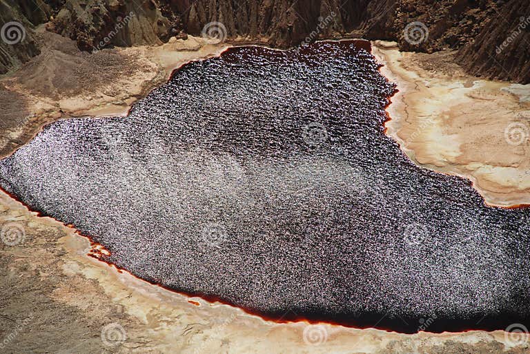 Mine Pit Waves stock image. Image of mines, stagnant - 11588803