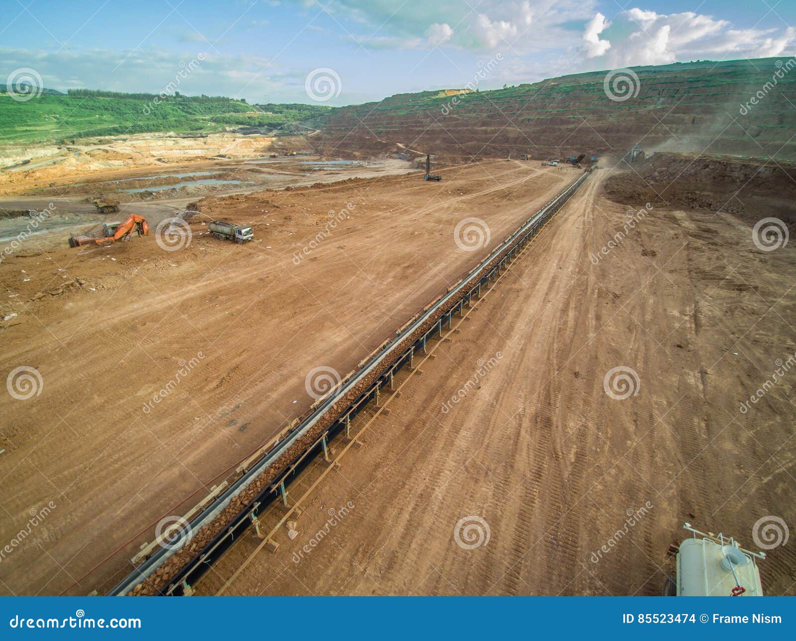 Mine Pits stock photo. Image of sand, ecoregion, plain - 85523474