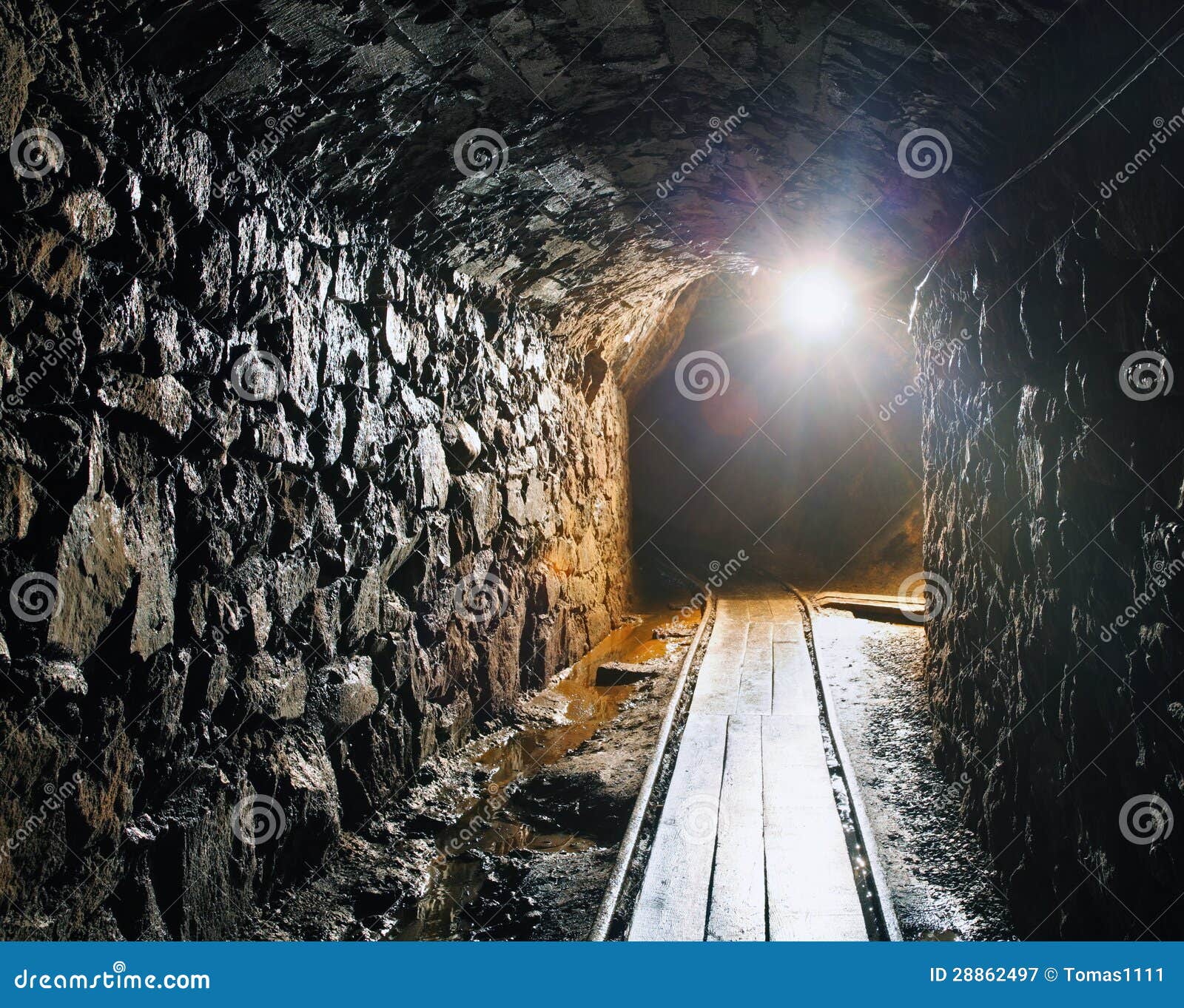 Mine with railroad track stock image. Image of coal, industrial - 28862497