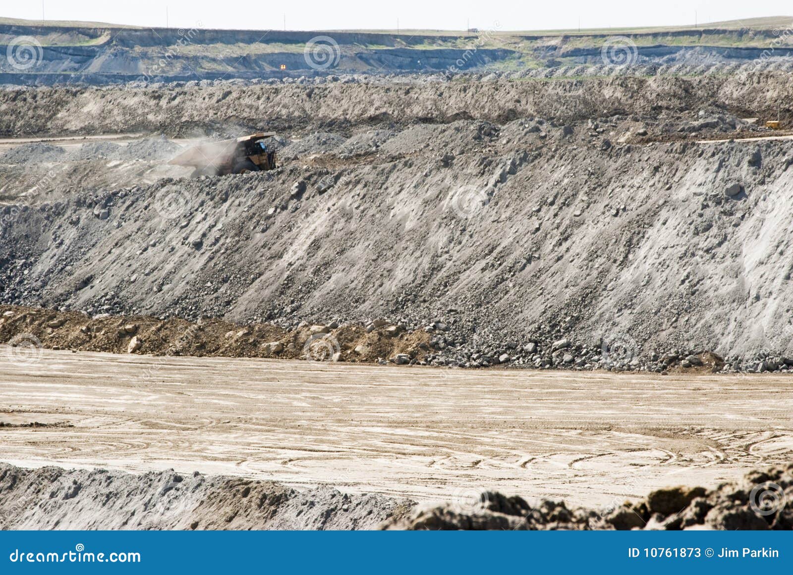 Mine reclamation stock image. Image of haul, powder, overburden - 10761873