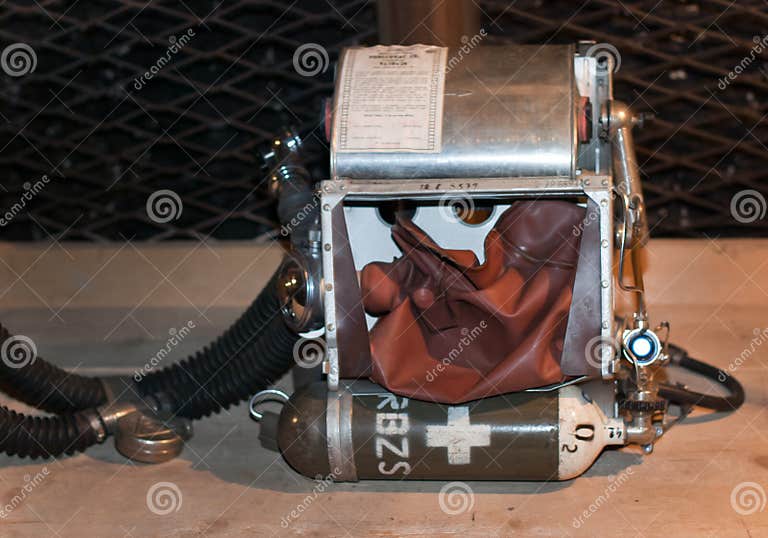 Mine rescue backpack editorial photography. Image of special - 18914117