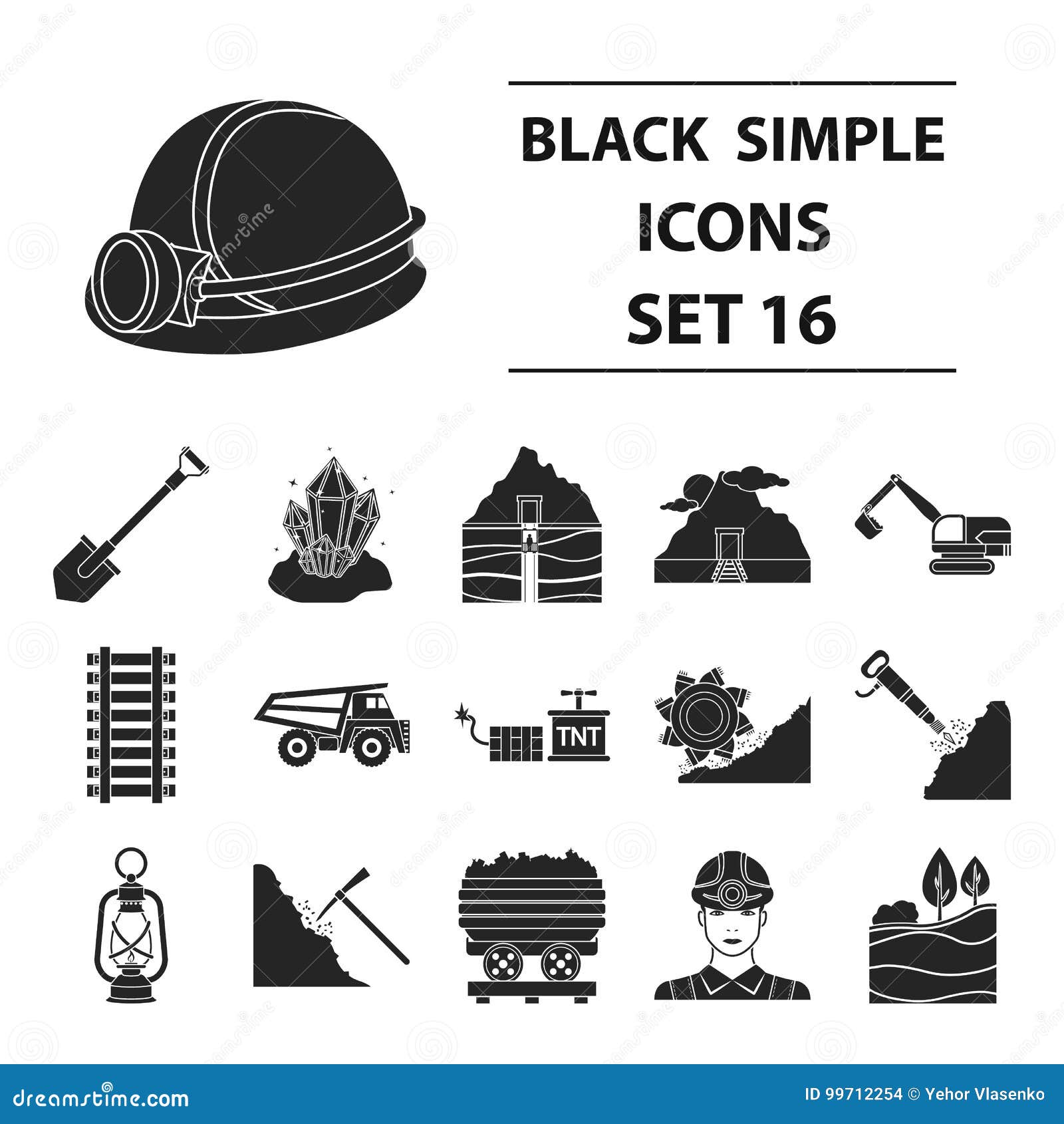 Mine Set Icons in Black Style. Big Collection of Mine Vector Symbol ... Mine Set Icons in Black Style. Big Collection of Mine Vector Symbol ...