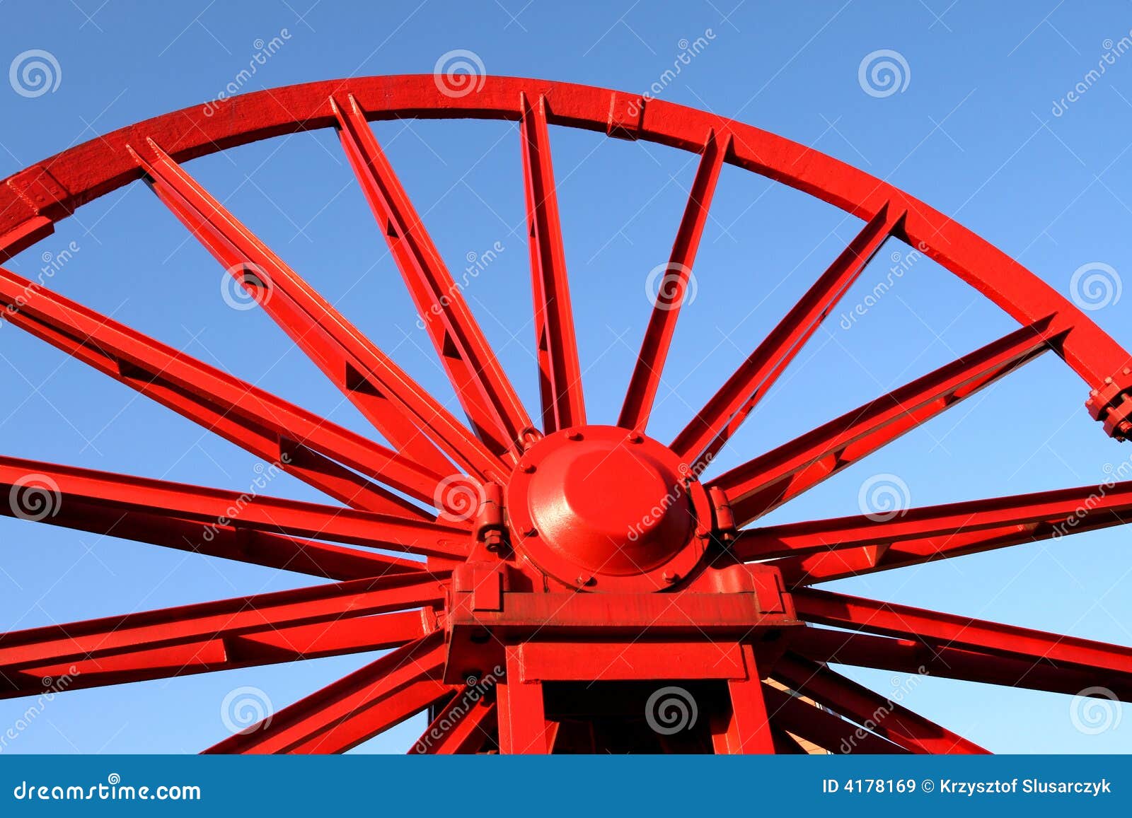 Mine shaft wheel stock image. Image of elevator, mining - 4178169