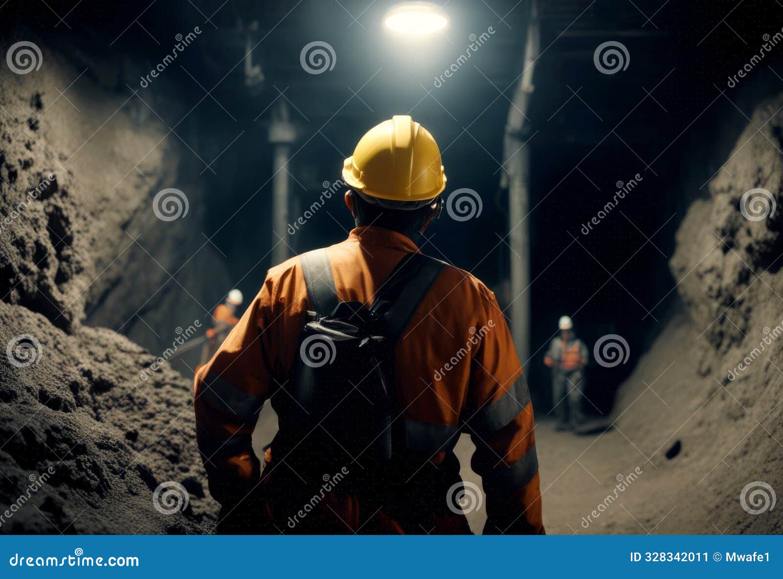 Mine Underground Rock Work Mining Technologies Miner Equipment Coal ...