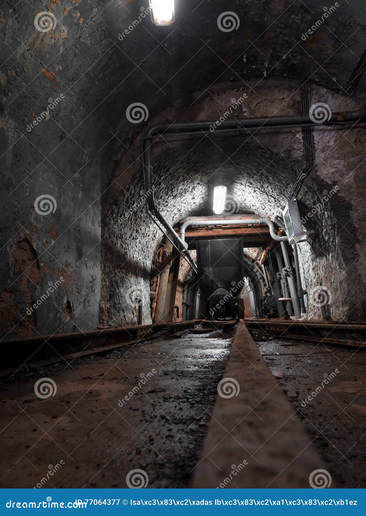 Mine Wagon the Transportation Inside the Mines Stock Image - Image of ...