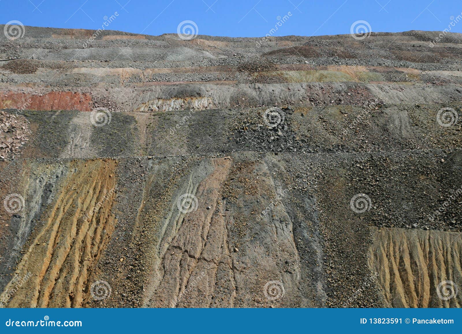 Mine waste piles stock image. Image of piles, copper - 13823591