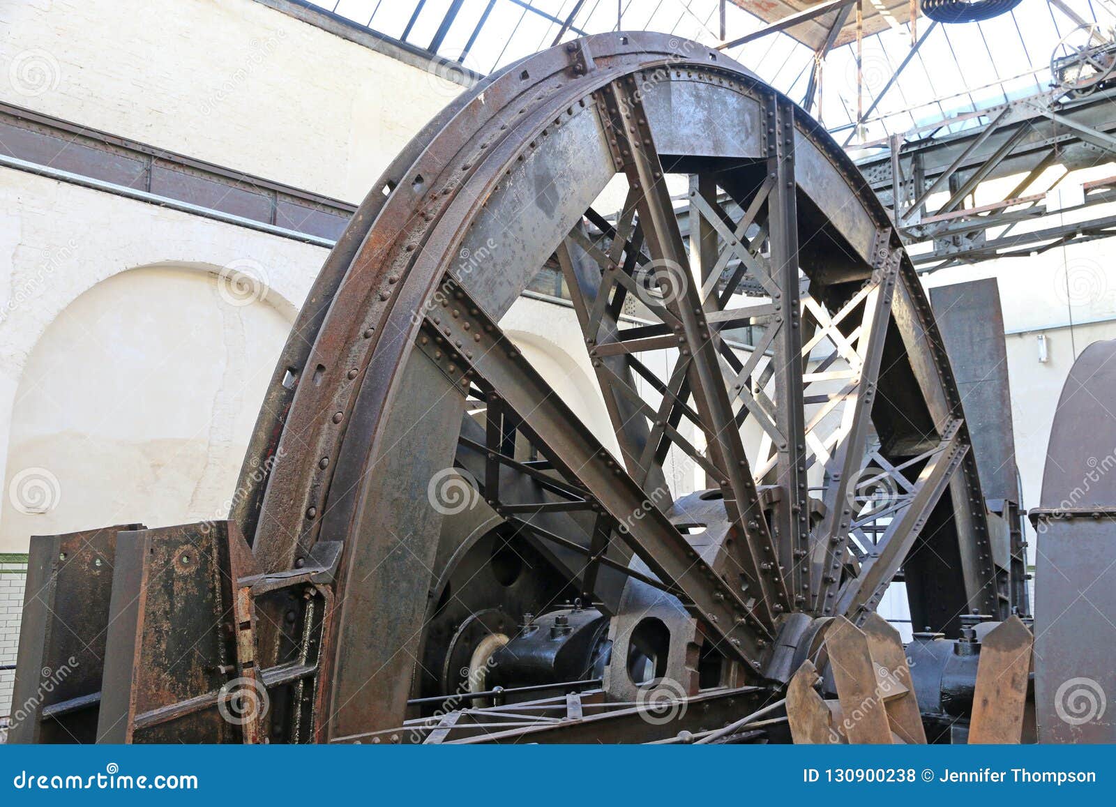 Mine Winding engine stock photo. Image of industrial - 130900238