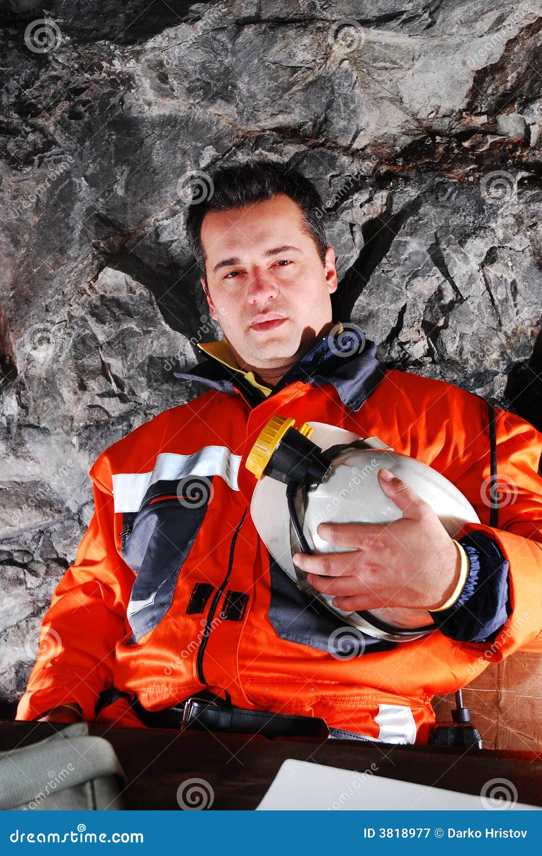 Mine worker stock image. Image of occupation, laborer - 3818977