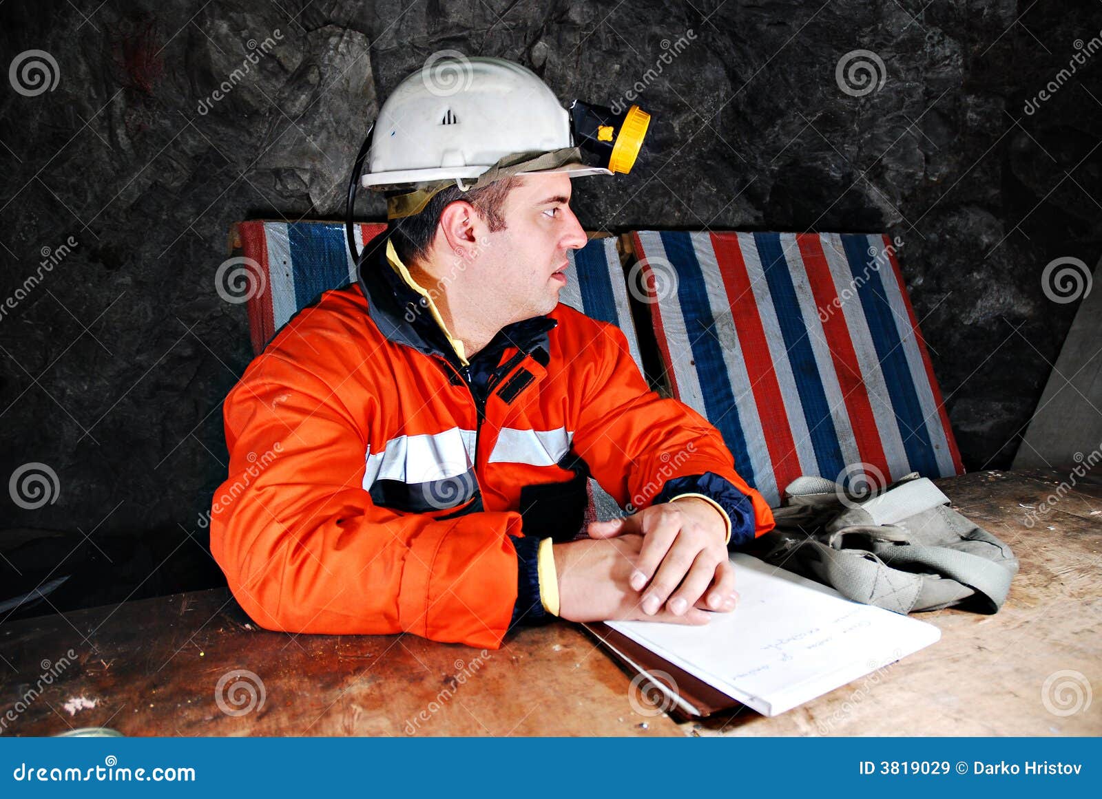 Mine worker stock image. Image of handsome, black, people - 3819029