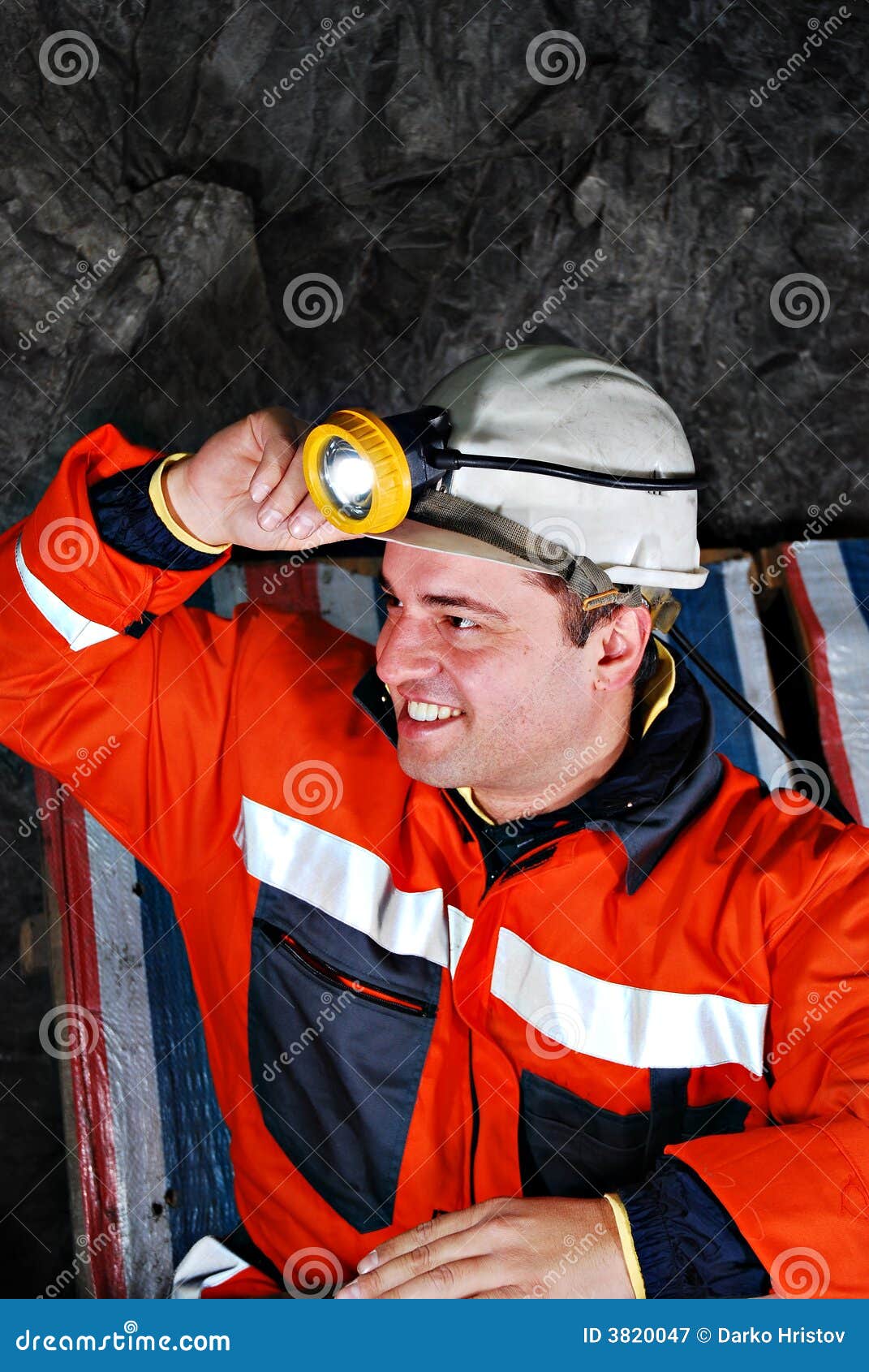 Mine worker stock image. Image of profession, person, employment - 3820047