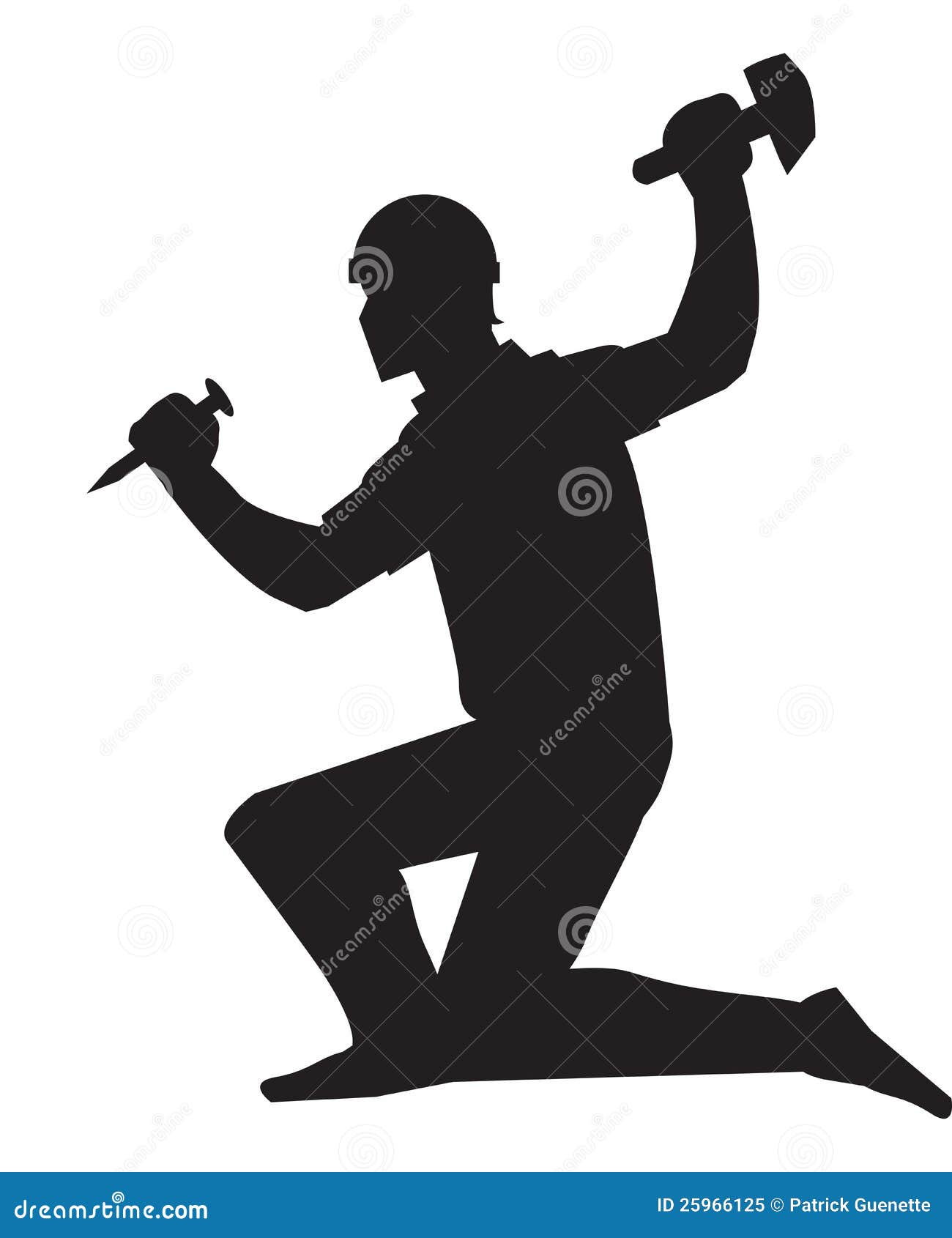 Mine worker, illustration stock vector. Illustration of industry - 25966125