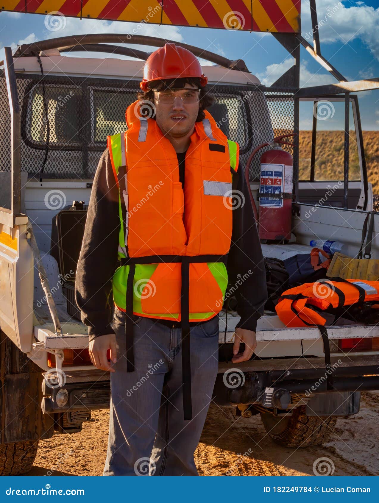Mine worker stock photo. Image of inspection, employee - 182249784