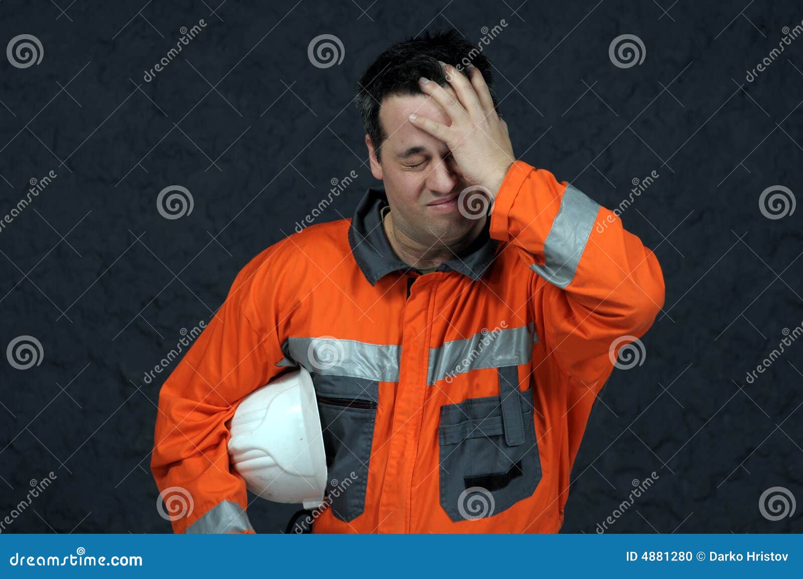 Mine worker sweeping stock photo. Image of employment - 4881280