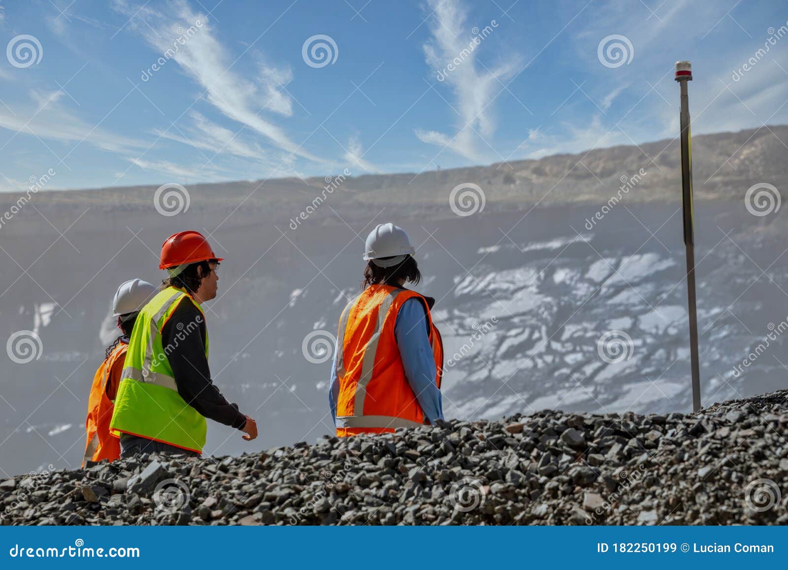 Mine workers stock image. Image of motion, mining, employee - 182250199