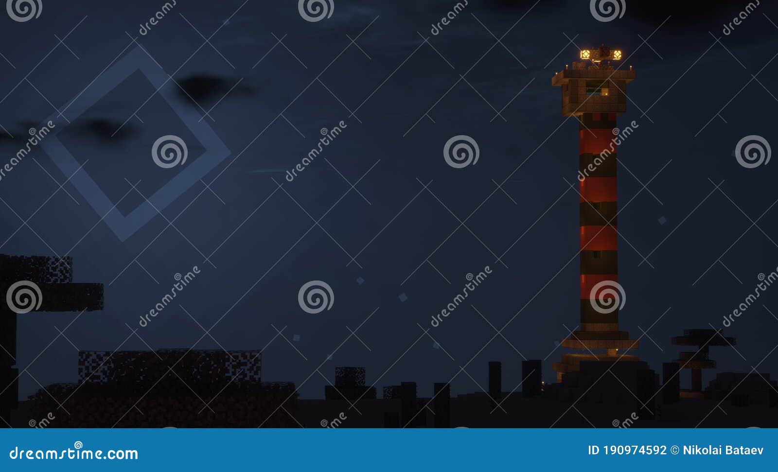 Minecraft Game Graphics in the PC Version. Editorial Photography ...