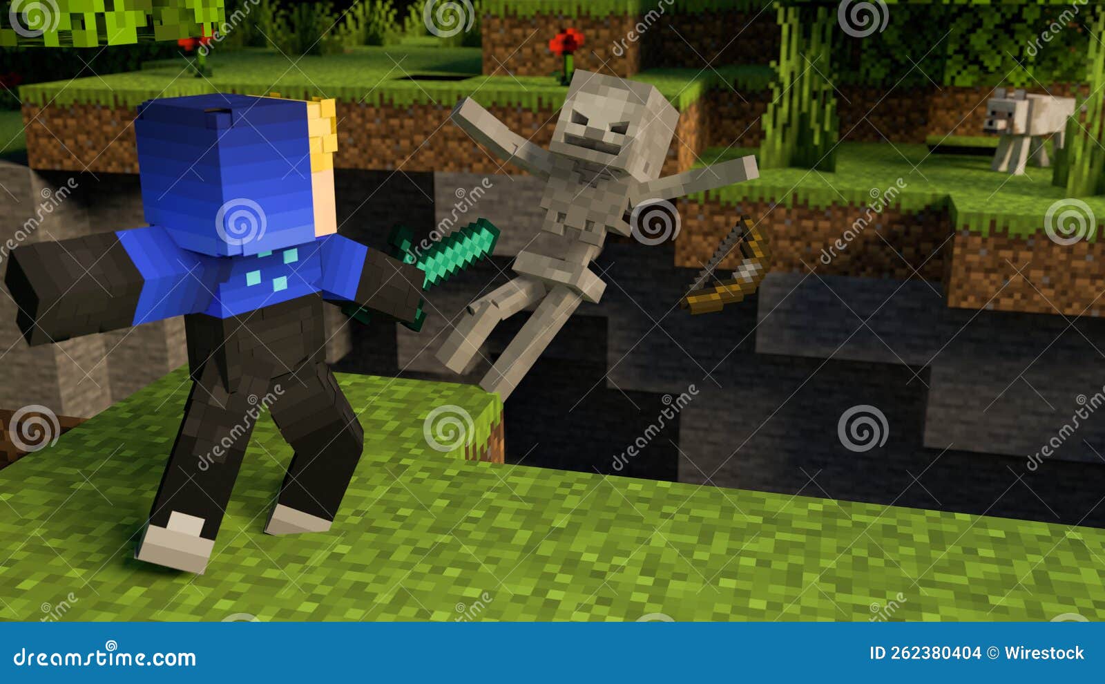 Skeleton Minecraft Wallpaper