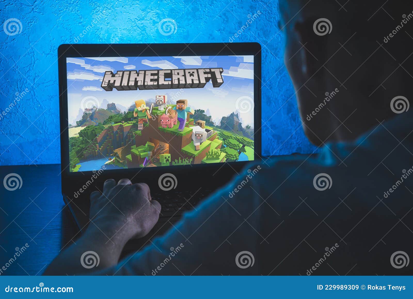 Minecraft is a Sandbox Video Game. Video Computer Game Editorial Stock ...