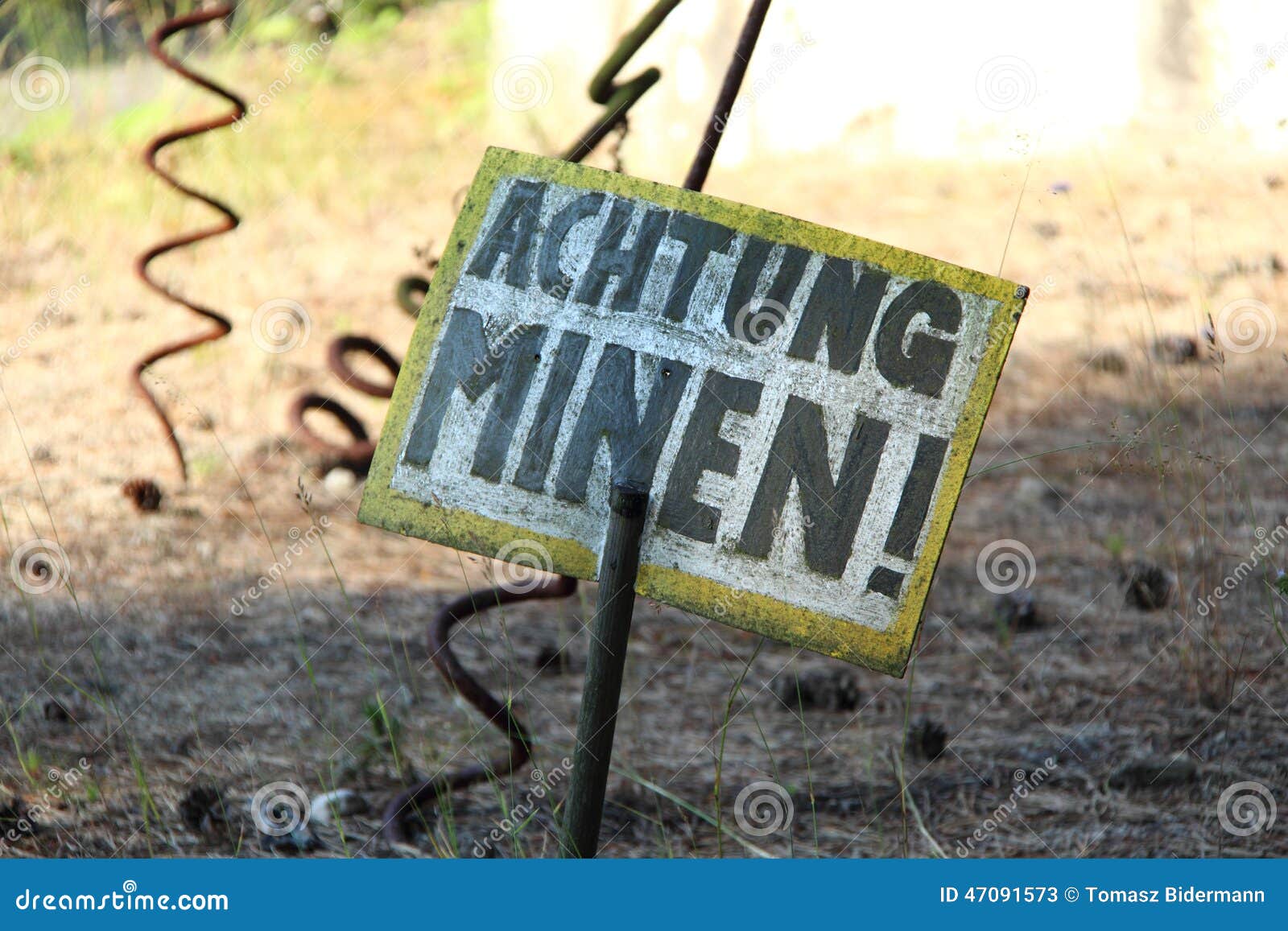 Minefield stock image. Image of dangerous, danger, explode - 47091573