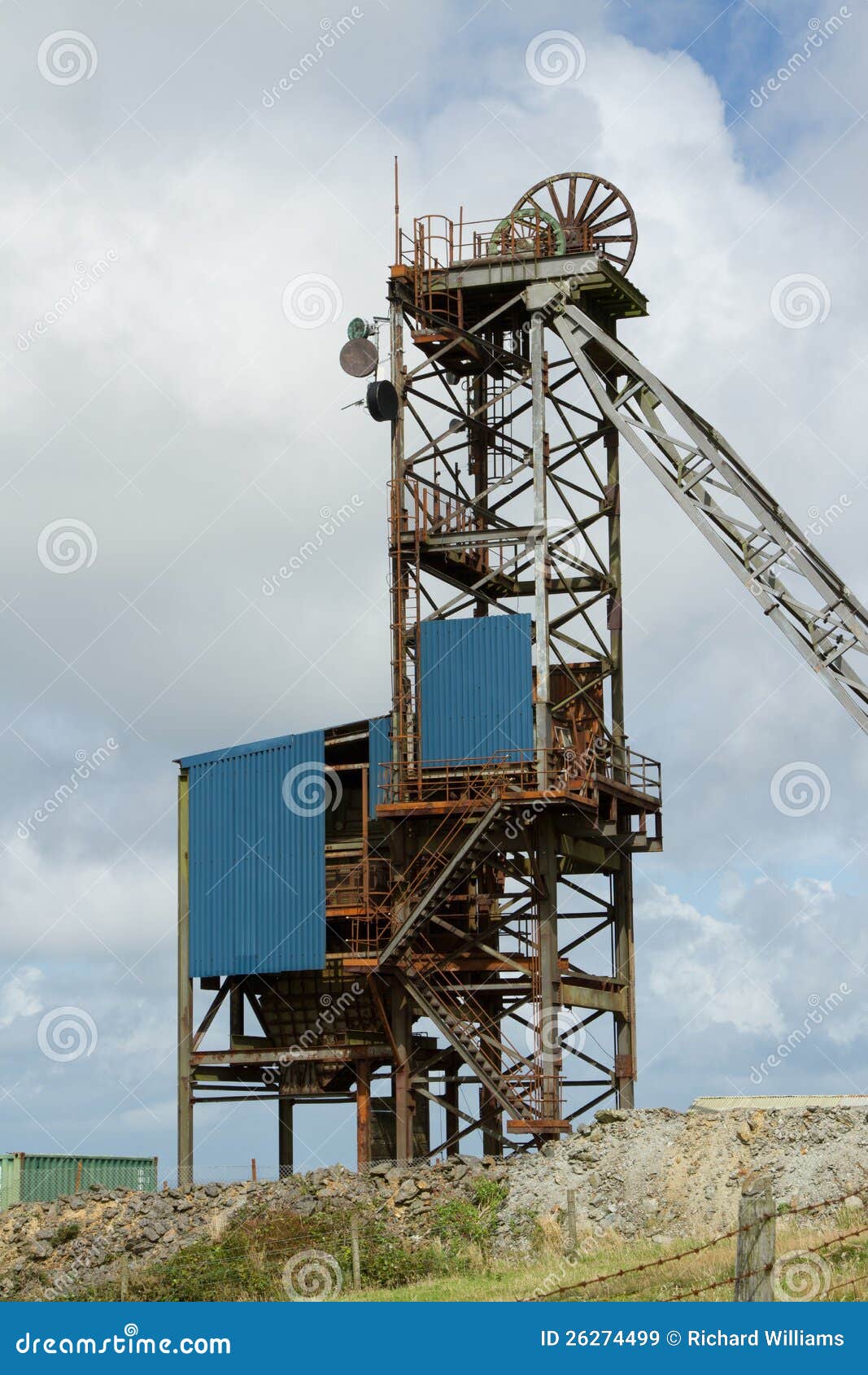 Minehead. stock image. Image of building, rusty, cloud - 26274499