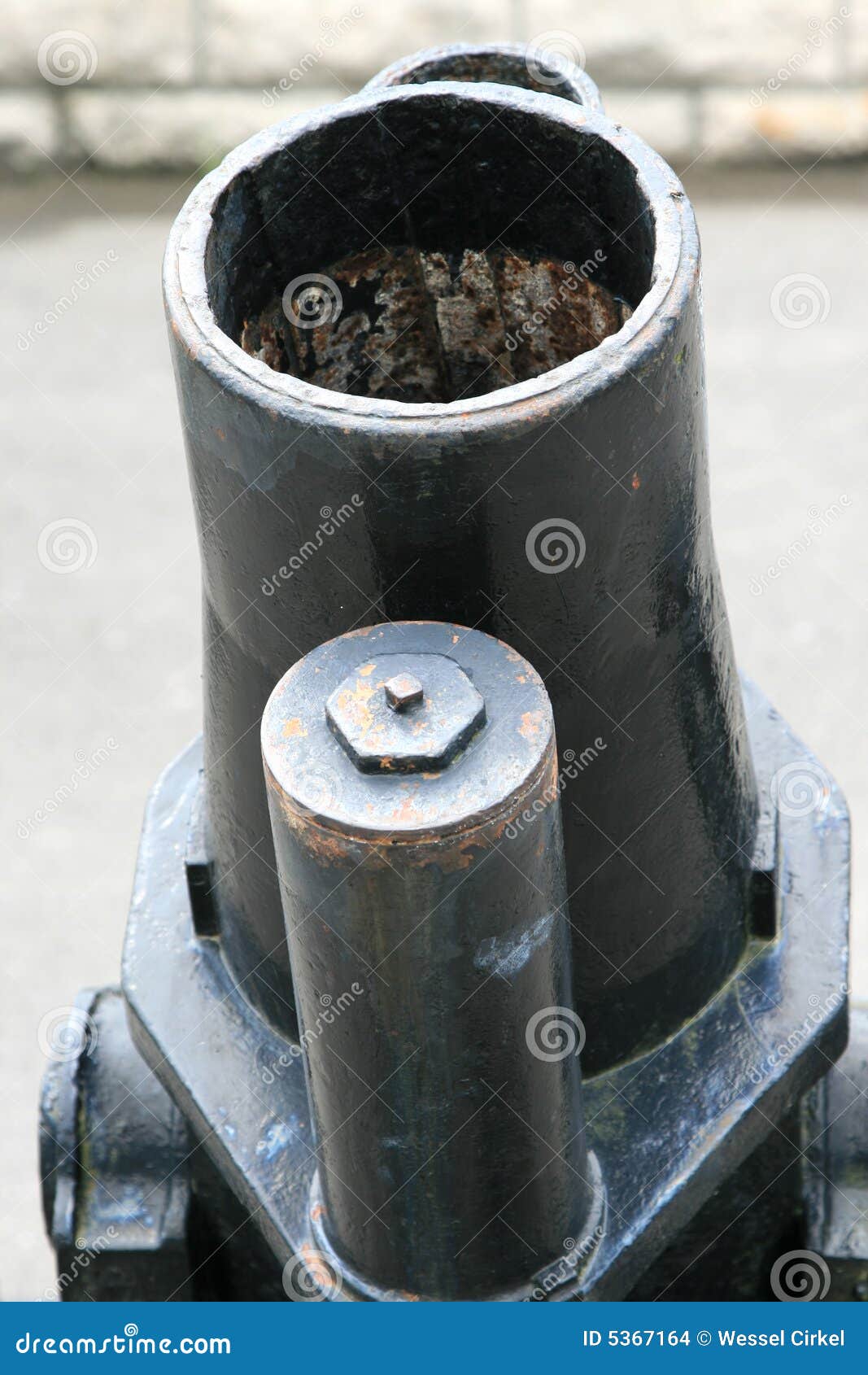 Minenwerfer or Mine Launcher (World War I) Stock Photo - Image of ...