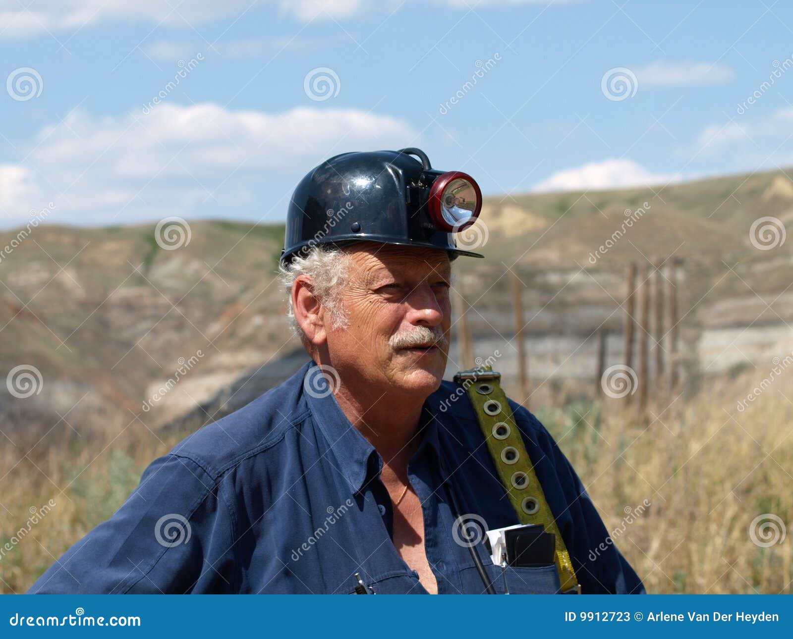 Miner 49er. stock image. Image of worker, senior, portrait - 9912723