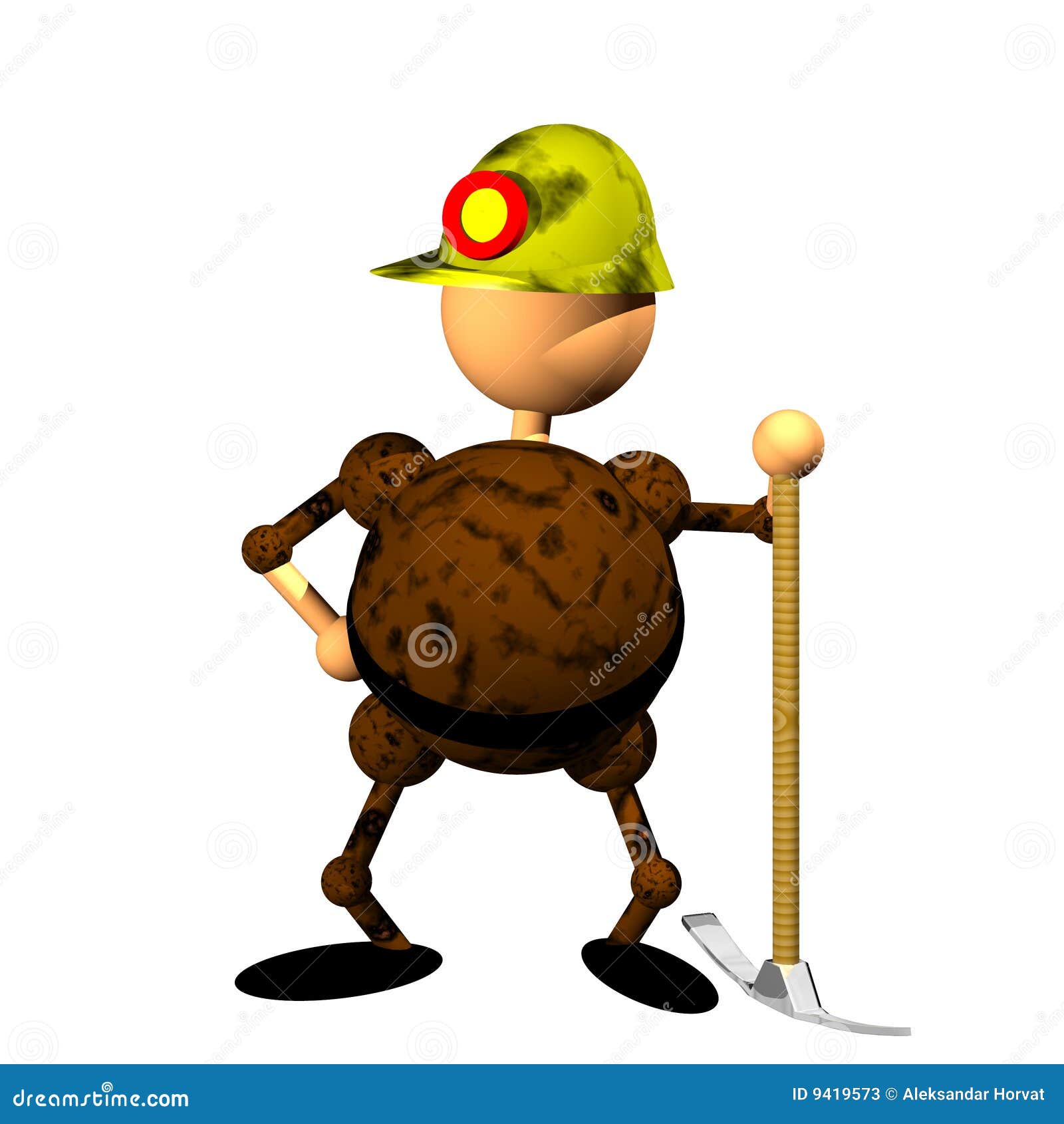 Miner clipart stock illustration. Illustration of light - 9419573