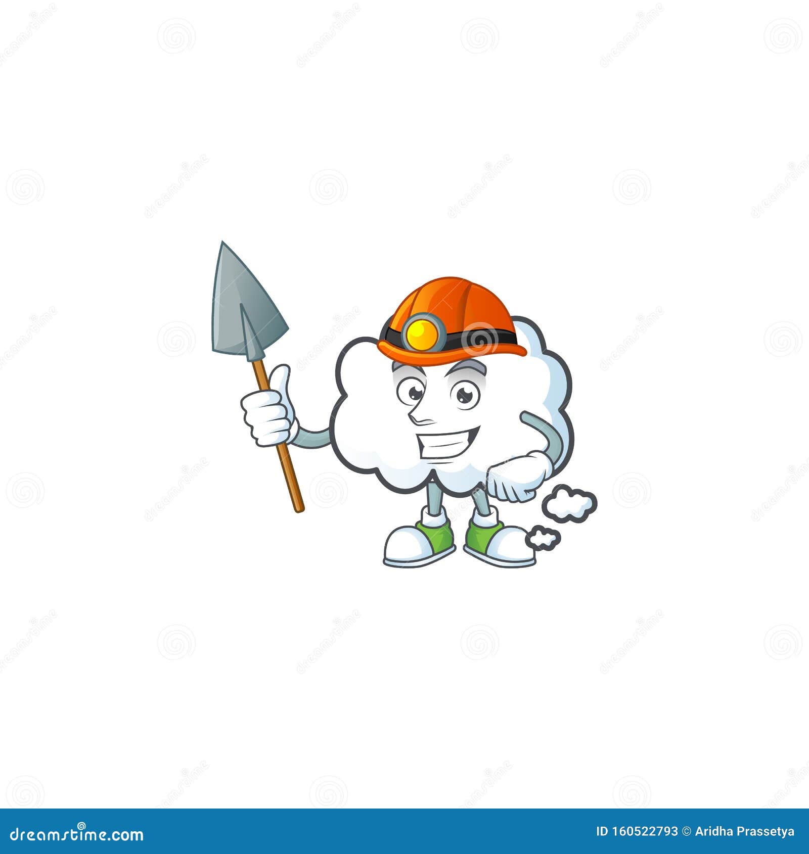 Miner Design Cloud Bubble for Icon Thinking Stock Vector - Illustration ...