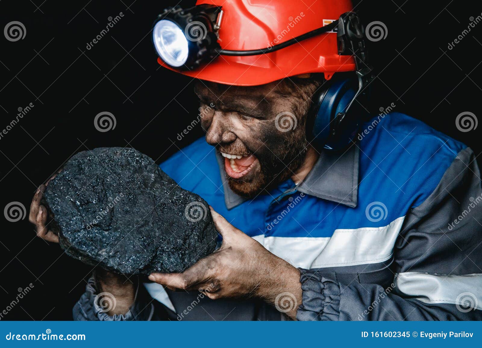 Miner Man Worker Holds Coal Palm. Concept Mining Stock Image - Image of ... Miner Man Worker Holds Coal Palm. Concept Mining Stock Image - Image of ...
