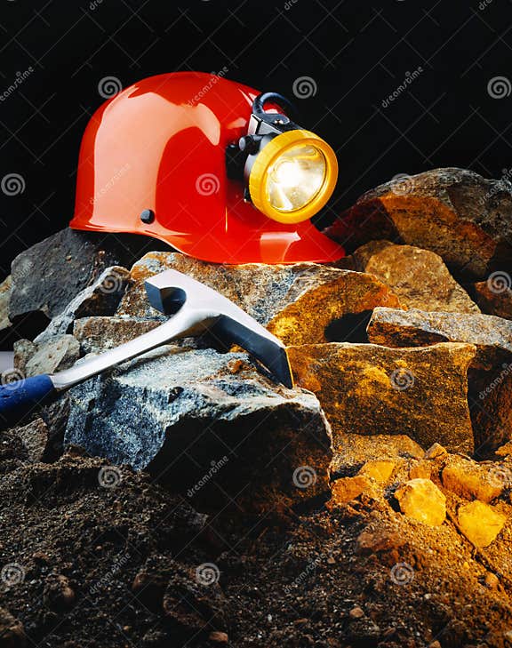 Miner s helmet stock image. Image of work, protection - 7559413