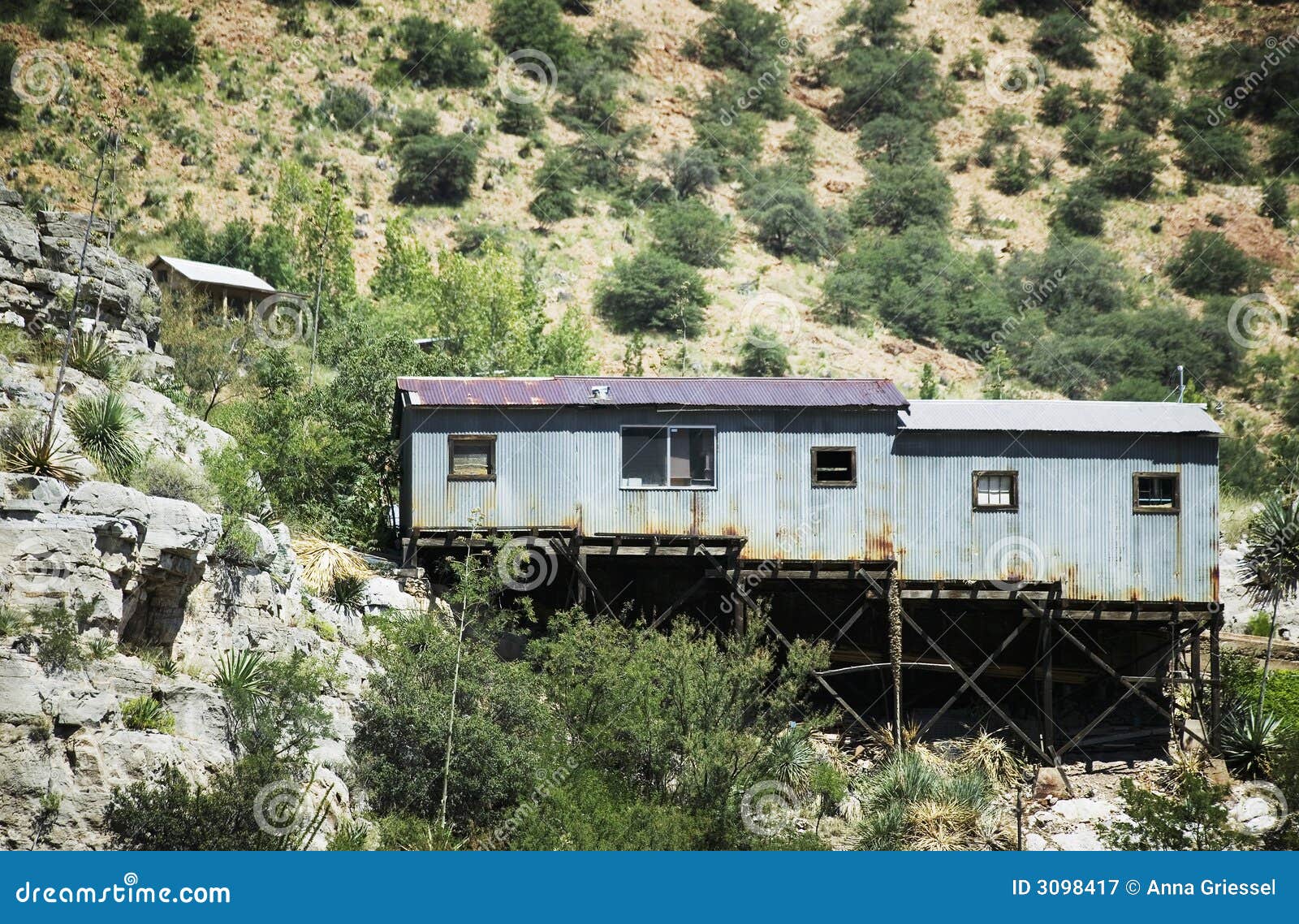 Miner S Shack, Bisbee, Arizona Stock Image - Image of forgotten ...