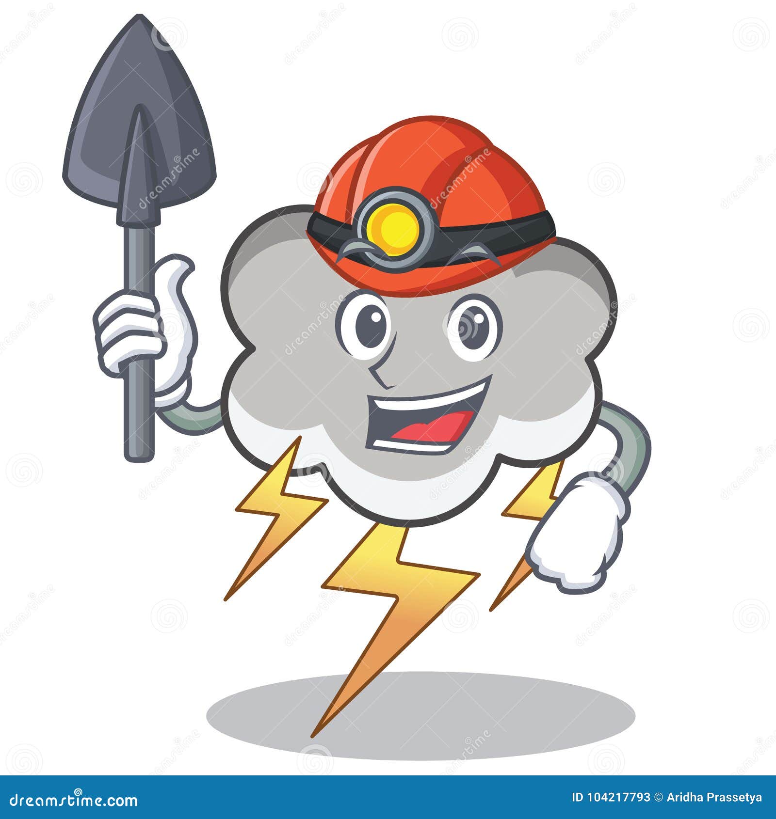 Miner Thunder Cloud Character Cartoon Stock Vector - Illustration of ... Miner Thunder Cloud Character Cartoon Stock Vector - Illustration of ...