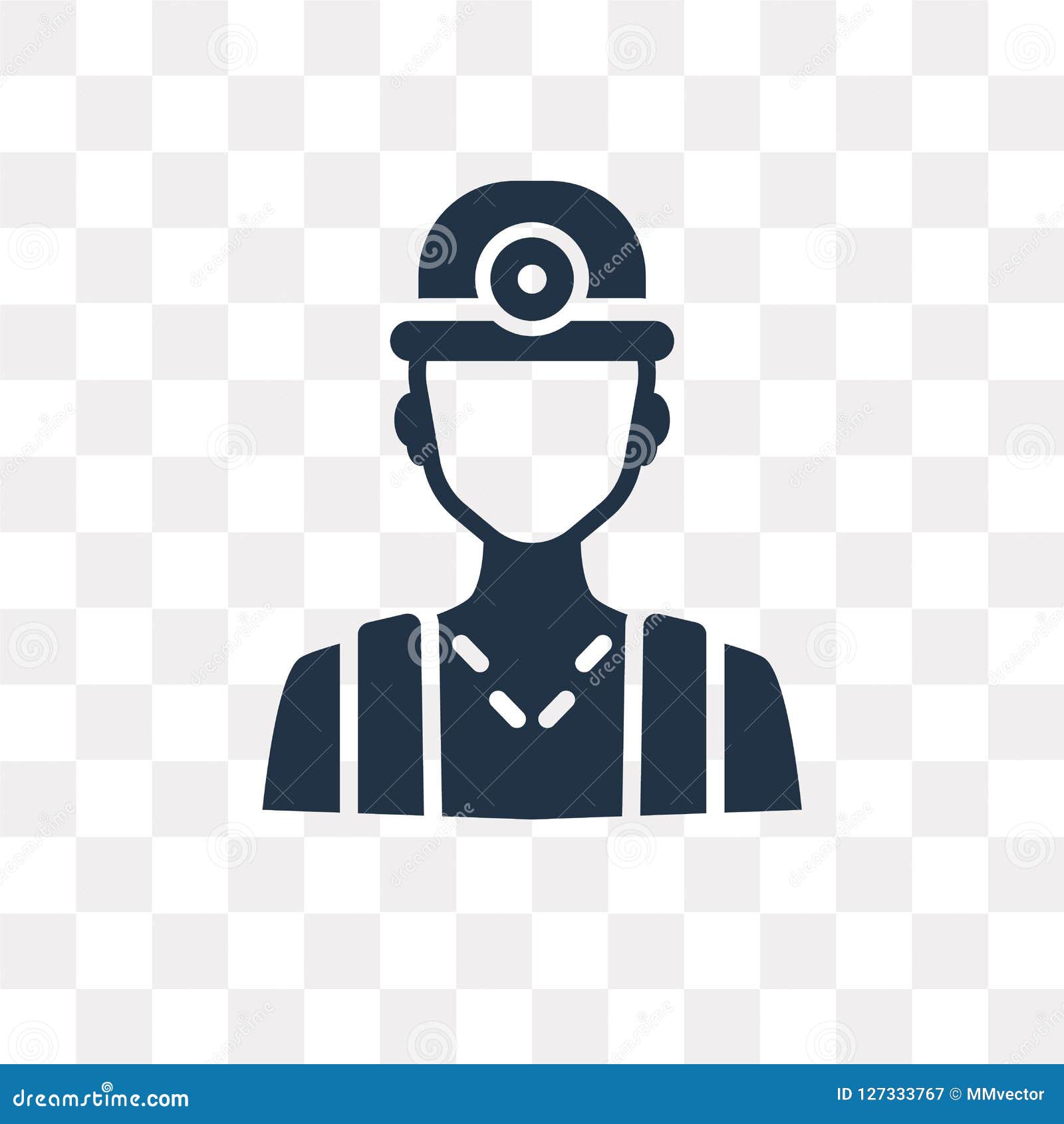 Miner Vector Mine Worker Builder Character In Helmet Mining Coal ...