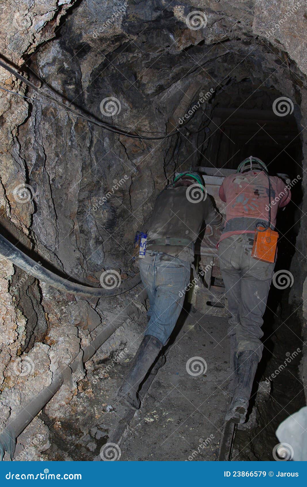 Miner work stock image. Image of corf, cavern, coal, manufacturing ...