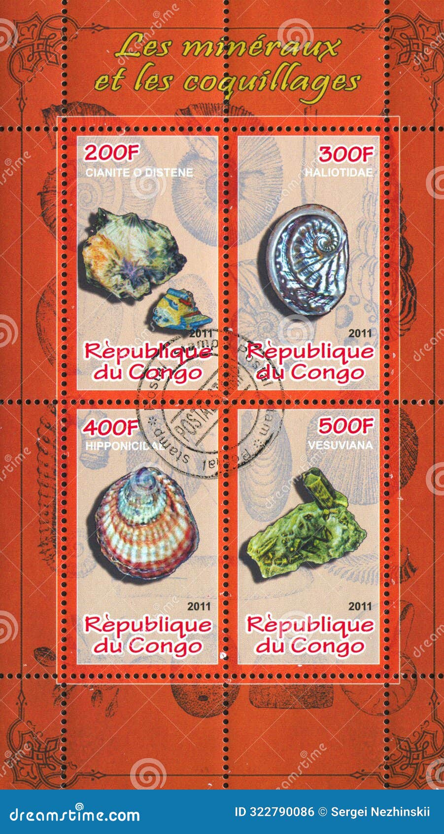 Mineral editorial photo. Image of shell, stone, postmark - 322790086