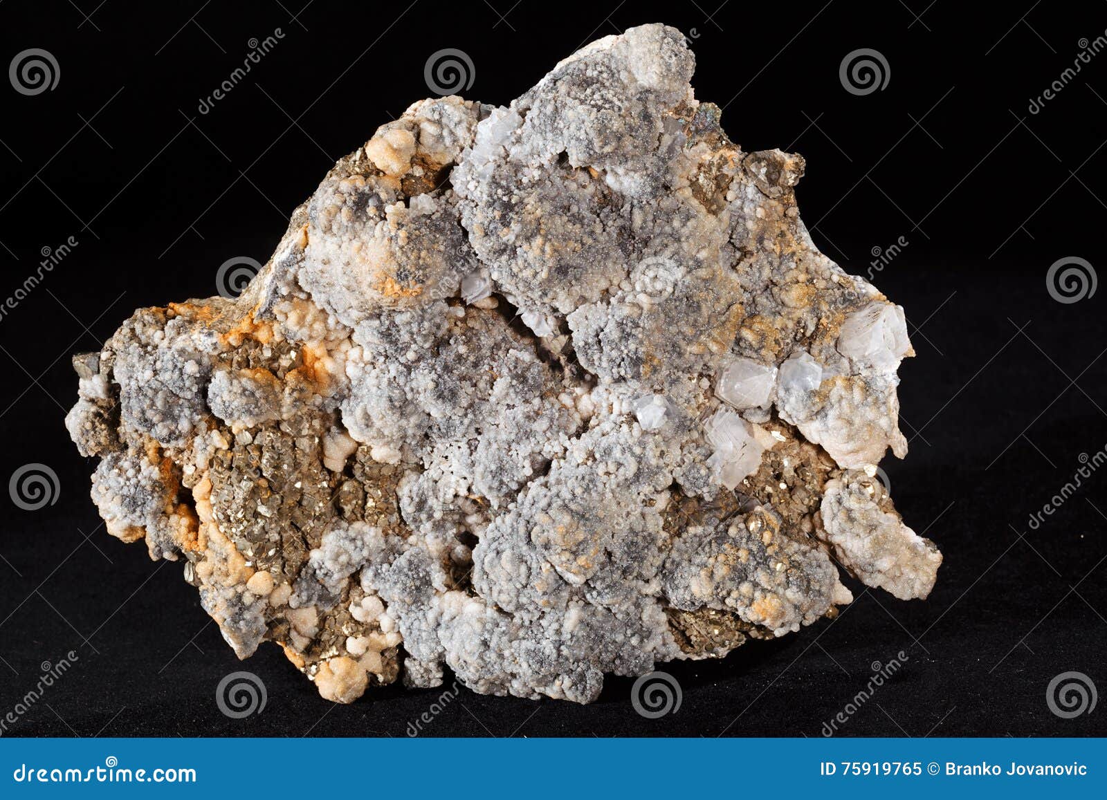 Mineral Da Calcite Do Grupo De Carbonato Imagem de Stock - Imagem de ...
