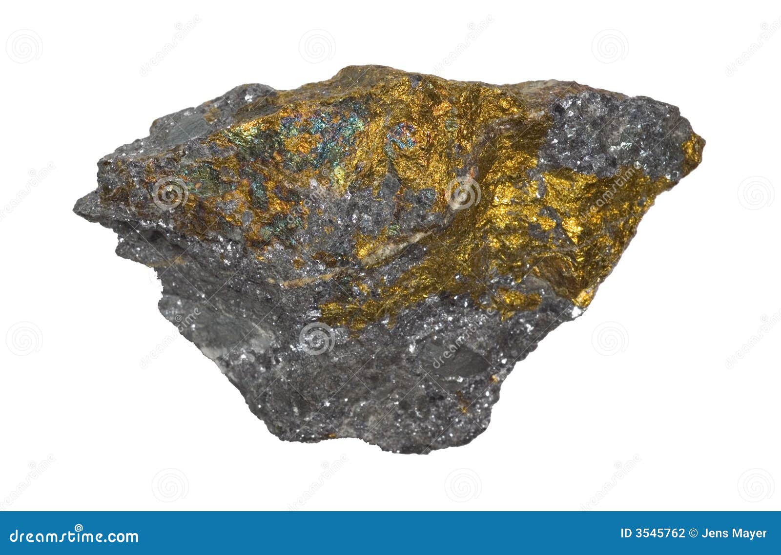 Mineral De Cobre (calcopirita) Foto de archivo - Imagen de tierra ...