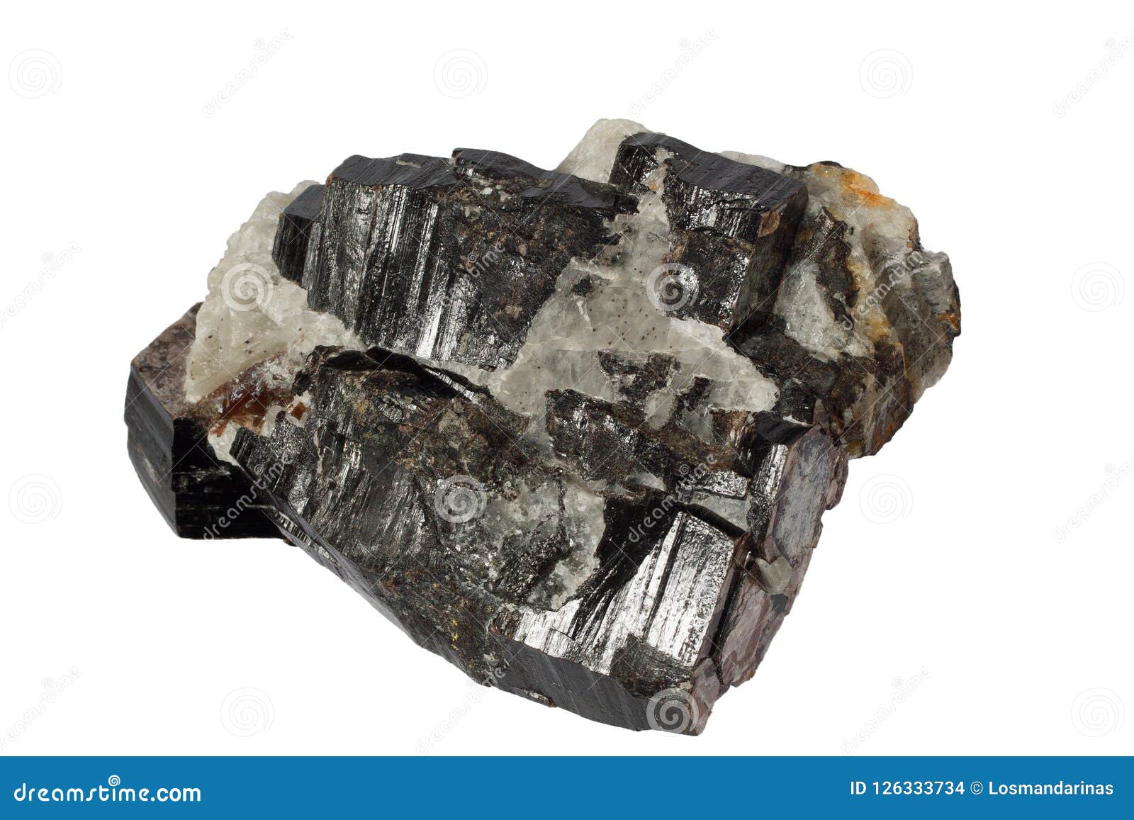 Mineral De La Biotita Aislado Foto de archivo - Imagen de magnesio ...