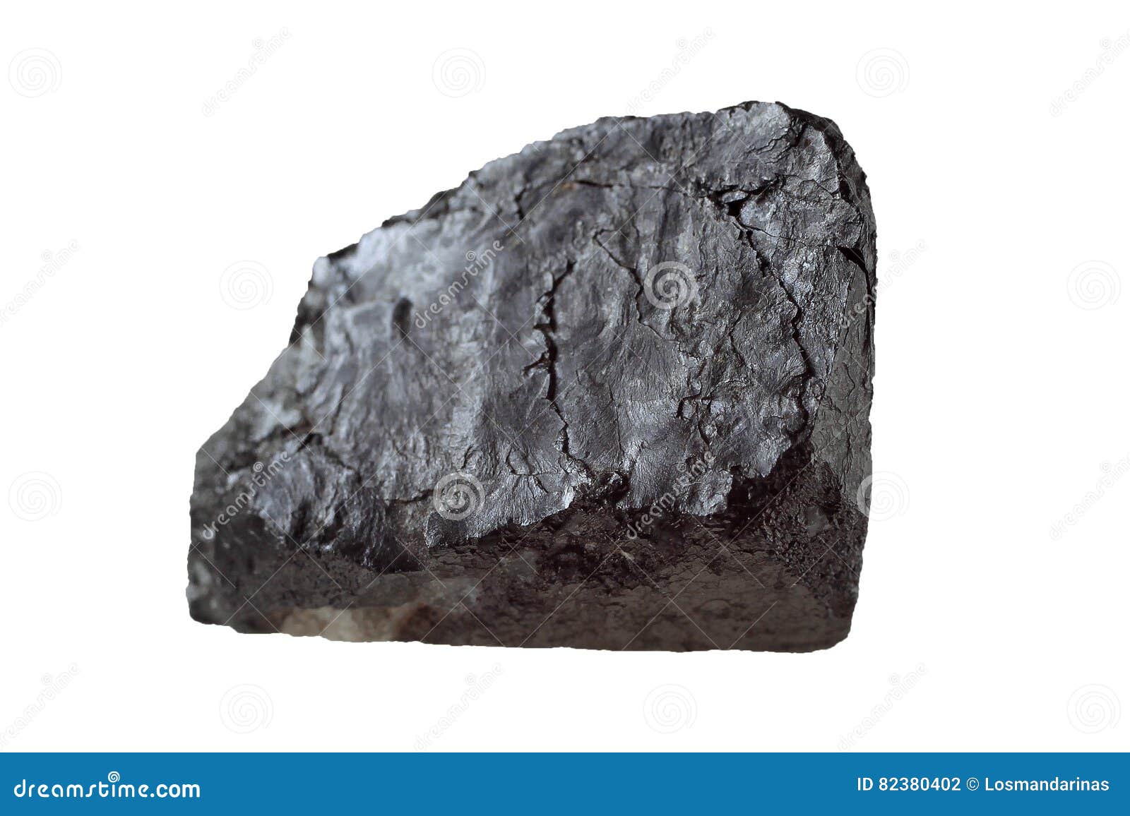 Mineral De La Magnetita Aislado Foto de archivo - Imagen de silicona ...